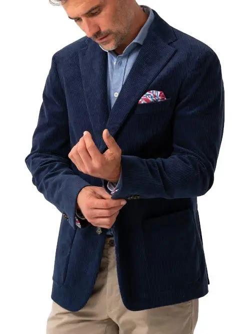 KOY CLOTHING Corduroy Blazer - Blue