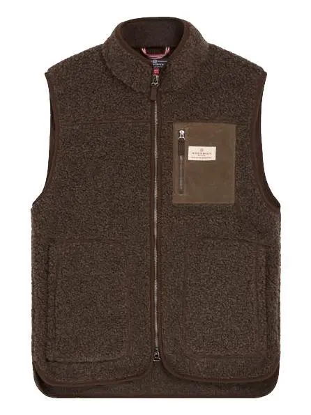 AMUNDSEN Heroes Wool Fleece Vest - Cowboy