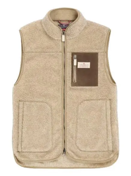 AMUNDSEN Heroes Wool Fleece Vest - Natural