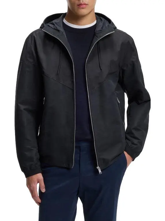 BOSS Cierno4 Hooded Recycled Polyester Jacket - Dark Blue