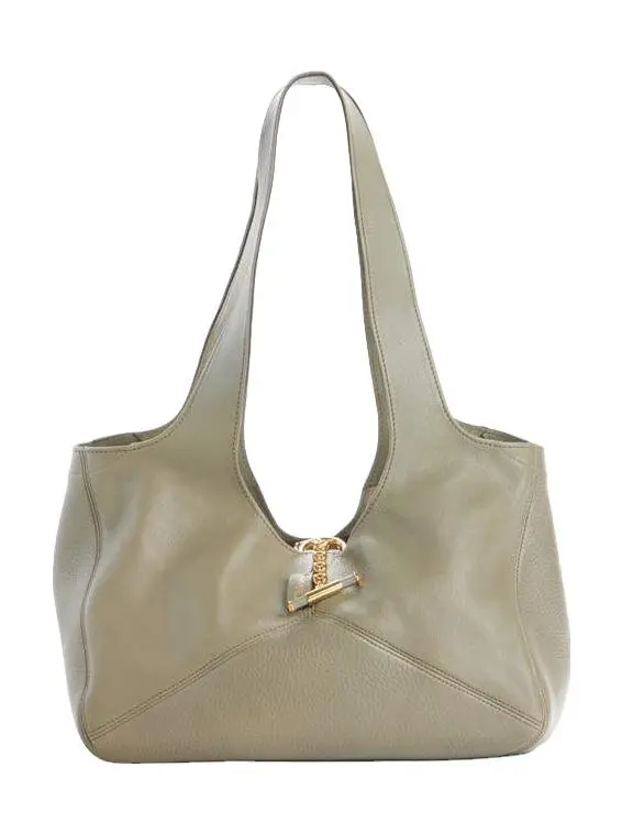 Chloé Medium Balloon Leather Tote - Aloe Green