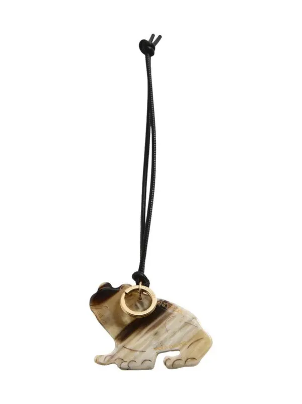 JW Anderson Frog Bag Charm - Dark Brown Melange