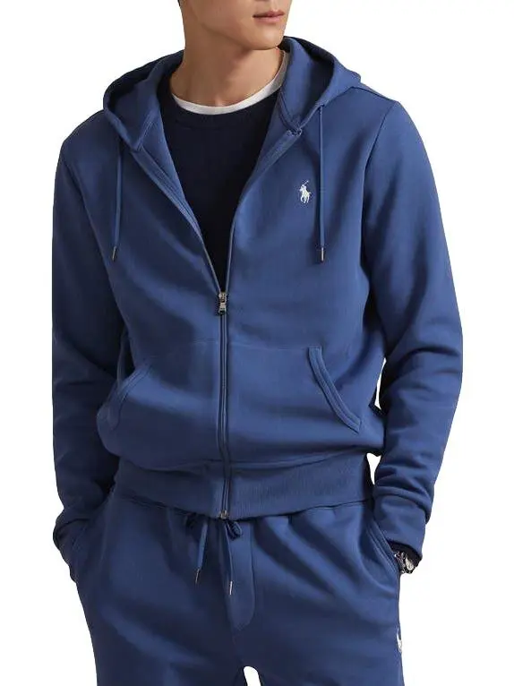 Polo Ralph Lauren Double-knit Zip Hoodie - Night Navy