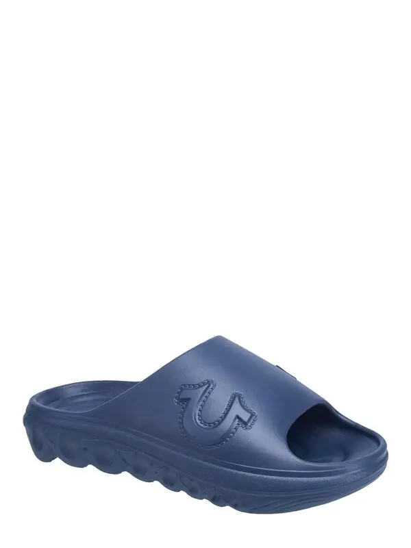 True Religion Molded Slide - Navy