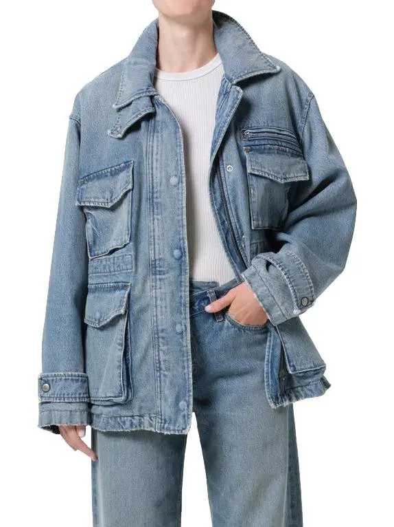 AGOLDE Aubrey Denim Jacket - Conclusion Indigo