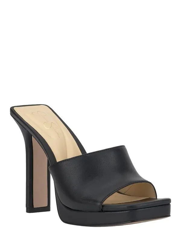 Jessica Simpson Azelica Platform Slide Sandal - Black