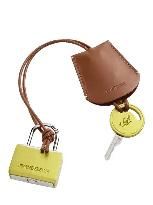 JW Anderson Padlock Bag Charm - Yellow