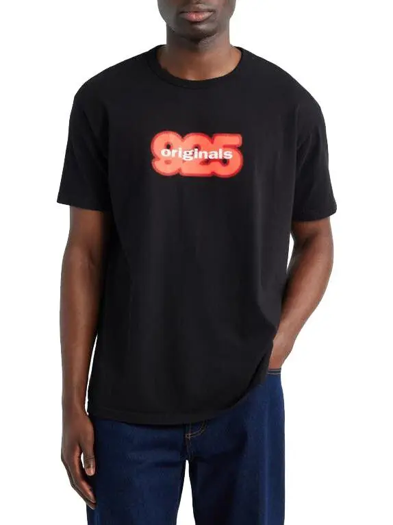 925 ORIGINALS Genesis Cotton Graphic T-shirt - Black