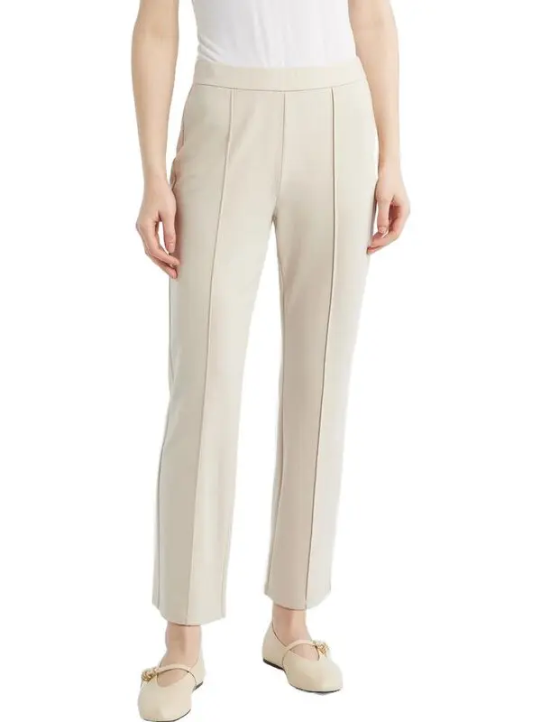 Eileen Fisher High Waist Ankle Pants - Papyrus