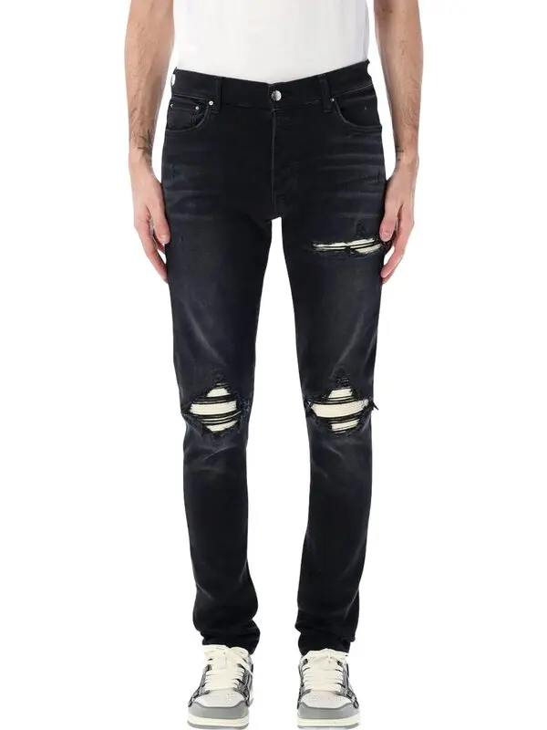 Amiri Mx1 Ultrasuede Jeans - Black