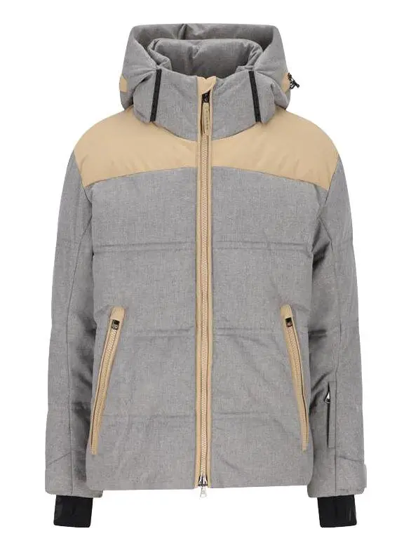 Bogner Wali Down Ski Jacket - Light Grey Mel