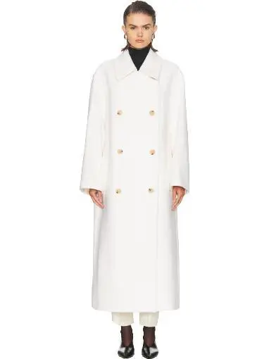 TOTEME Shield Coat - Ecru