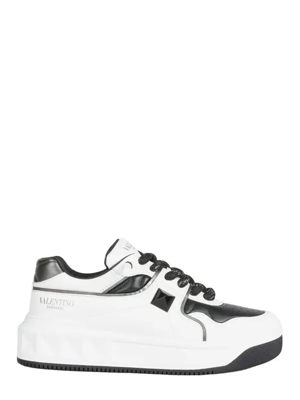 Valentino Garavani One Stud Sneakers - Black & White