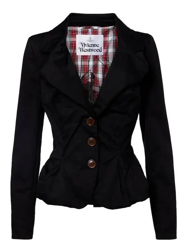 VIVIENNE WESTWOOD Cotton-blend Blazer - Black