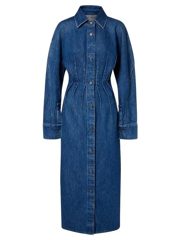 Givenchy Denim Midi Dress - Blue