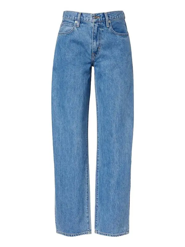SLVRLAKE Ella Barrel-leg Jeans - Blue