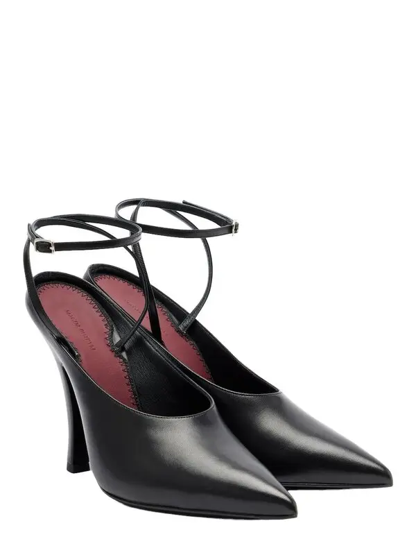 Magda Butrym Leather Pumps - Black
