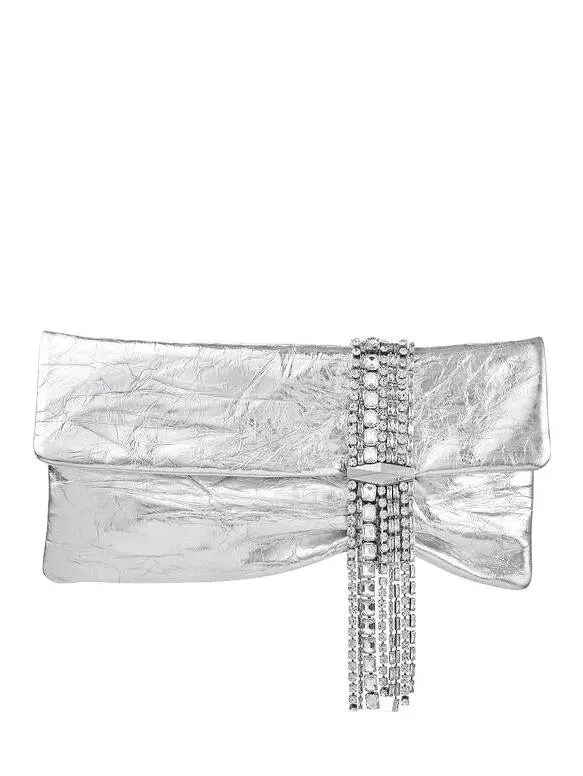 JIMMY CHOO Clutch Bag - Silver