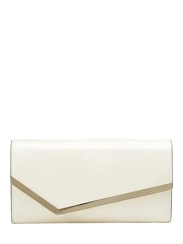 JIMMY CHOO Clutch Bag - White/gold