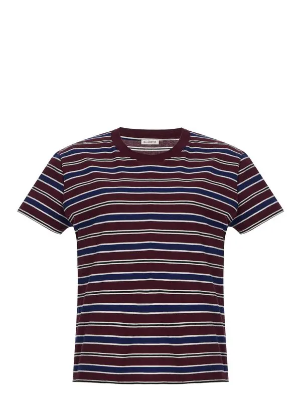 KALLMEYER Kenzie Striped Cotton Jersey T-shirt - Blue