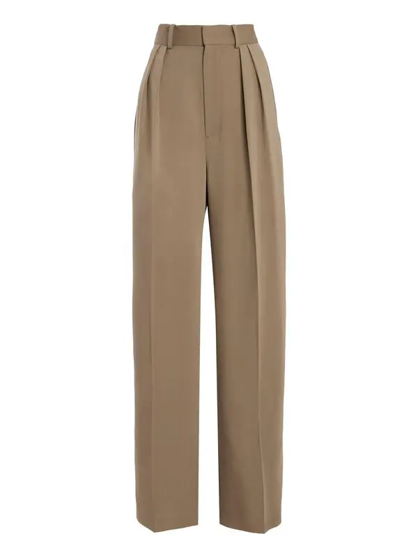 KALLMEYER Aiden Pleated Trousers - Taupe