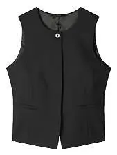 Paul Smith Wool Asymmetric Waistcoat - Black