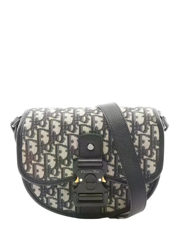 Dior 2010s Gallop Oblique Shoulder Bag - Neutrals