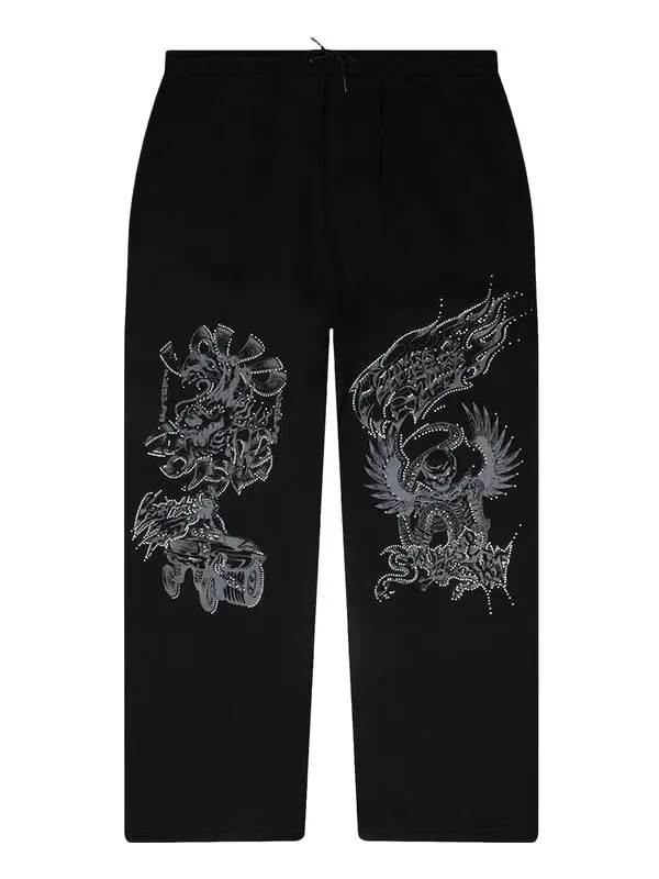 JUNGLES Loud Noises Track Pant - Black
