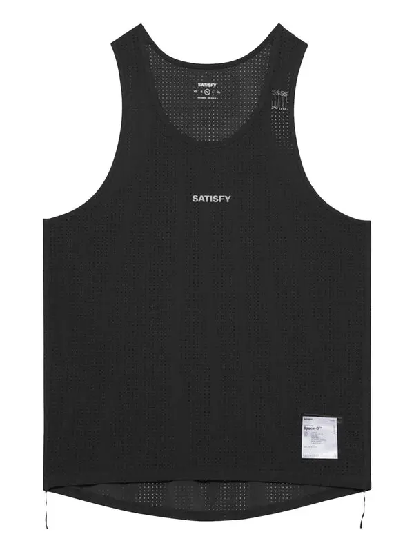 Satisfy Space-o Singlet - Black