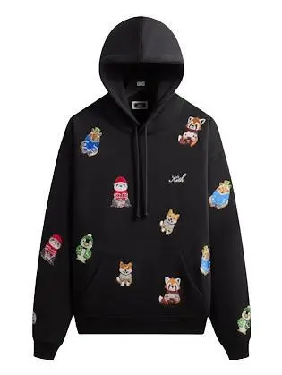 Kith Kithmas Animal Character Nelson Hoodie - Black