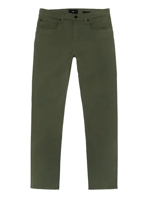 7 For All Mankind Slimmy Sateen Jeans - Green