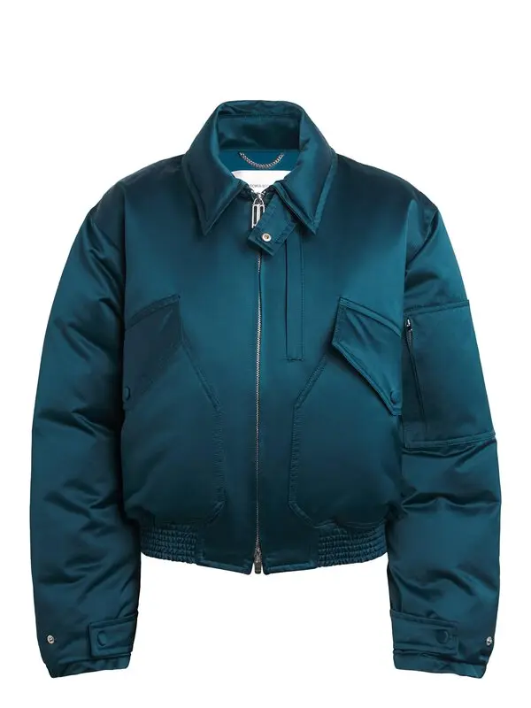 Victoria Beckham Down Bomber Jacket - Navy