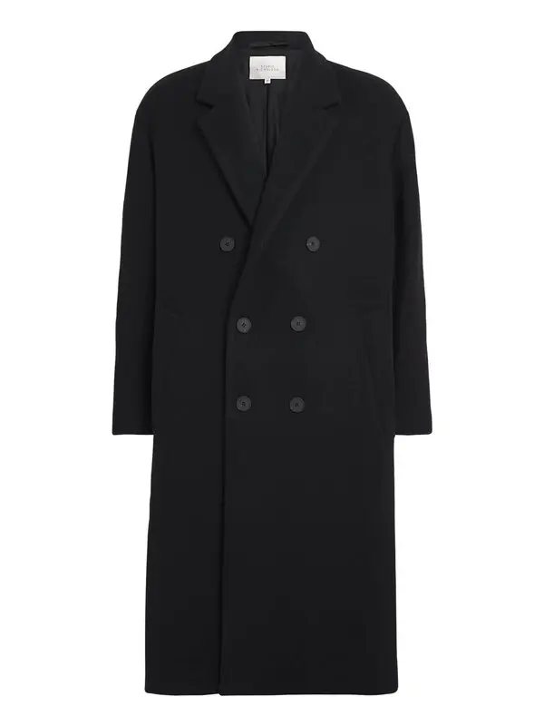 Studio Nicholson Wool-blend Diall Overcoat - Black