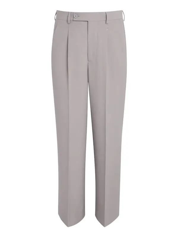 MAISON MARGIELA Pleated Tailored Trousers - Grey