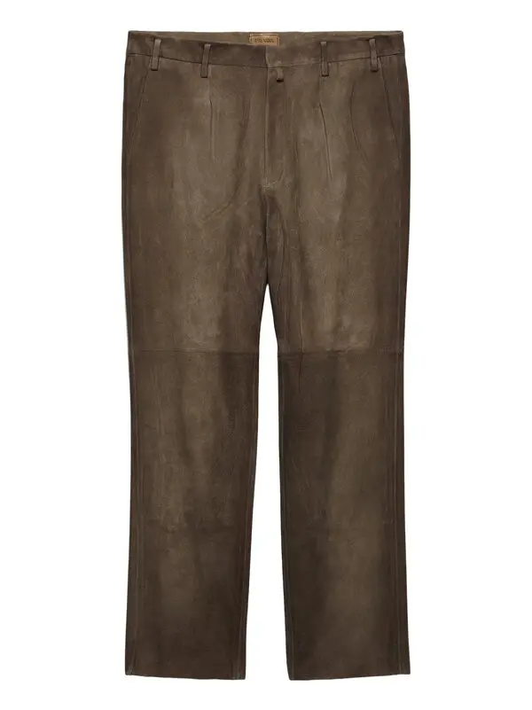Prada Suede Pants - Grey