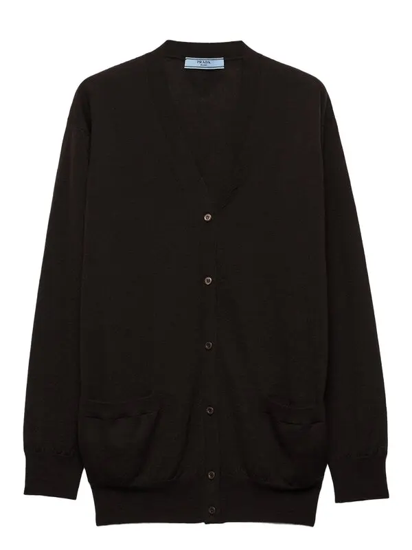 Prada Cashmere Cardigan - Brown