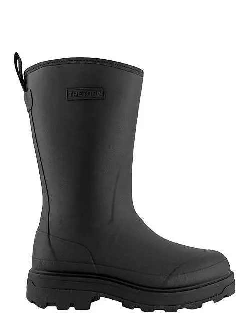 Tretorn Halla Mid-winter Insulated Rubber Boots - Black