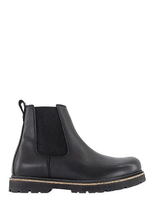 BIRKENSTOCK Highwood Leather Chelsea Boots - Black