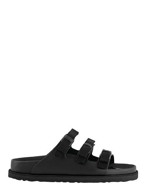 BIRKENSTOCK 1774 Florida Bow Leather Sandals - Black