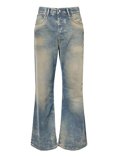 Acne Studios Goldmine Wide-leg Denim Jeans - Mid Blue
