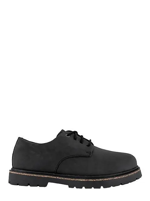 BIRKENSTOCK Highwood Suede Lace-up Shoes - Black