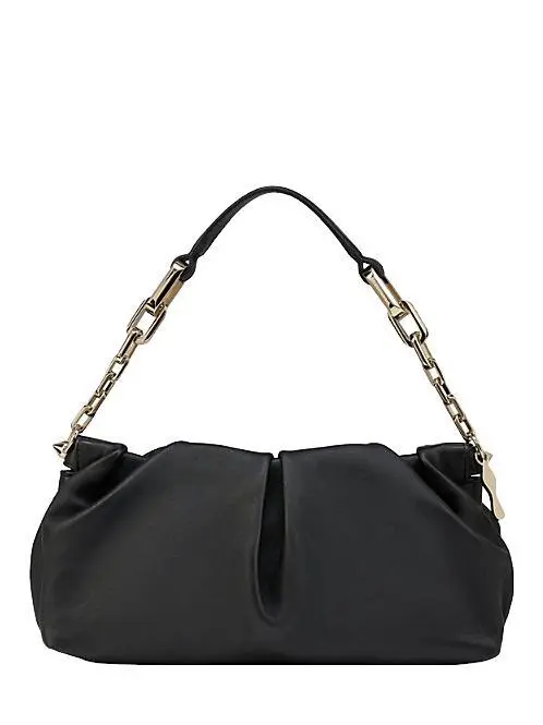 CHRISTIAN LOUBOUTIN Eva Nappa-leather Shoulder Bag - Black