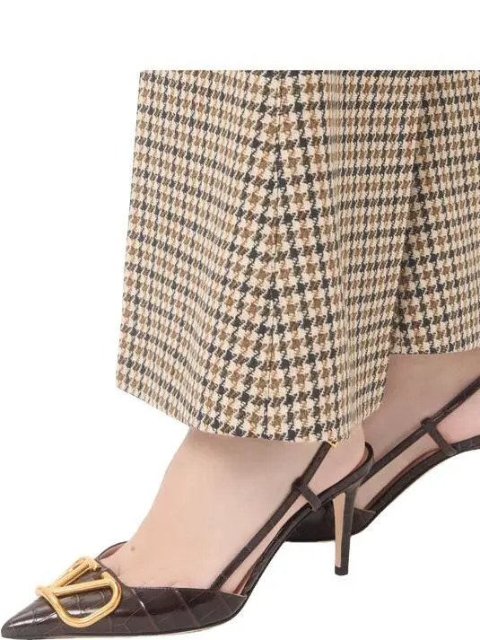 Valentino Garavani Vlogo Signature Slingback Pumps - Natural