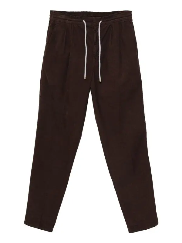 Brunello Cucinelli Velvet Trousers - Brown