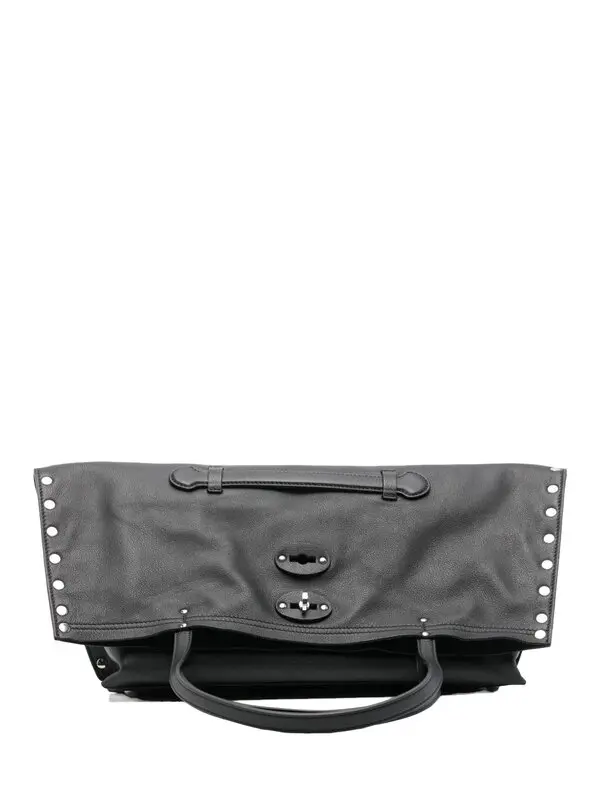 ZANELLATO A'spasso Medium Leather Handbag - Black