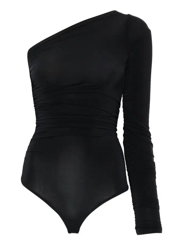 Wolford One-shoulder Bodysuit - Black