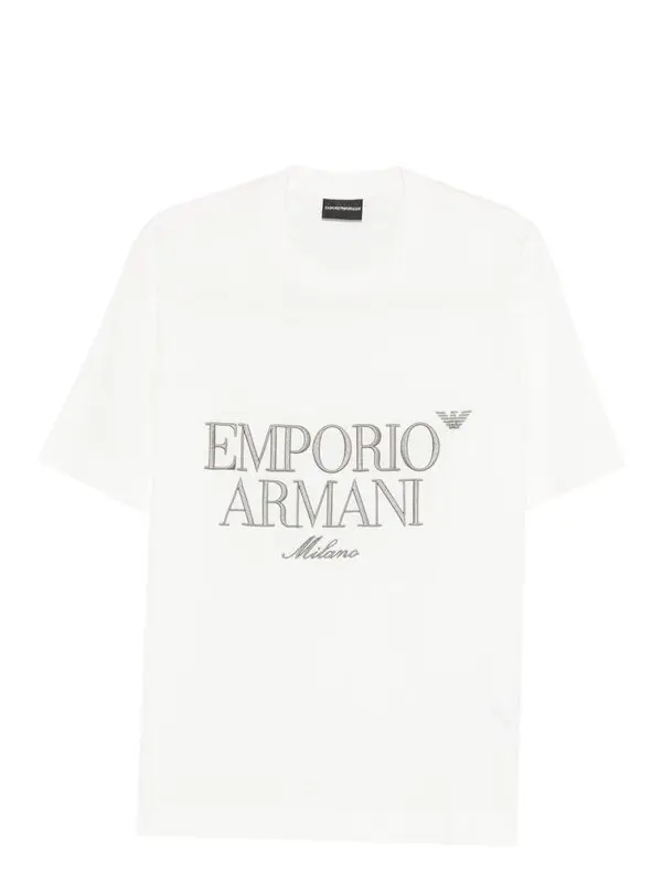 Emporio Armani Logo Cotton T-shirt - White