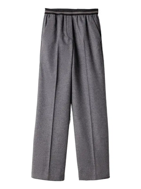Miu Miu Velour Joggers - Grey