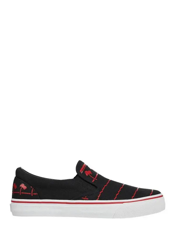 IN-N-OUT Drink Cup Slip-on Sneakers - Black/red/white