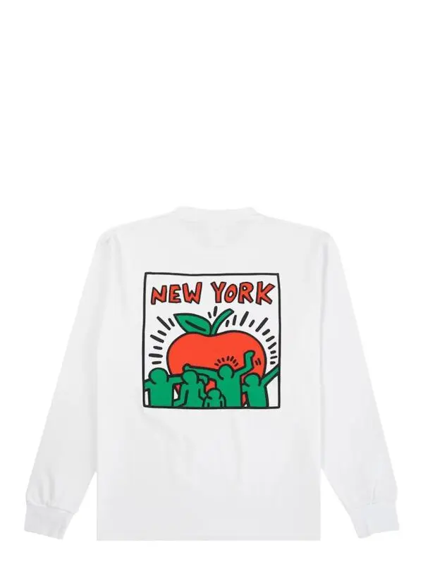 ERIC EMANUEL Ee Keith Haring Long Sleeve T-shirt - White